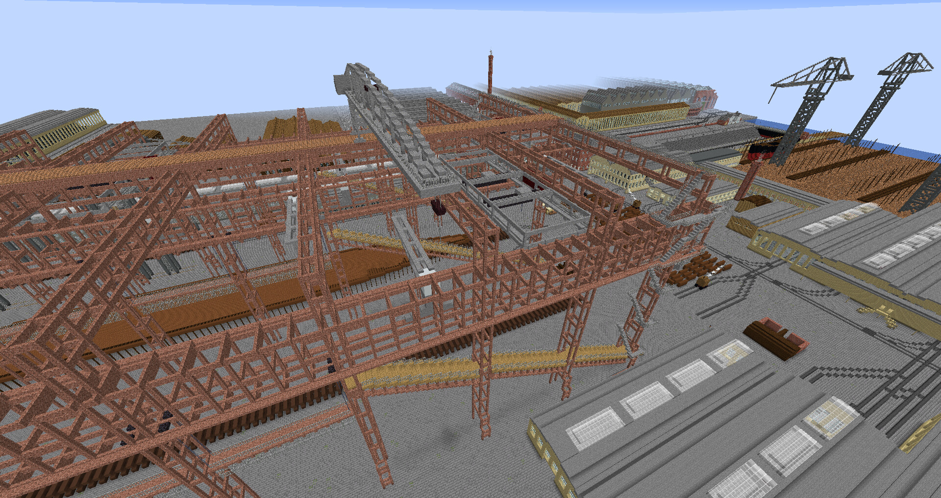 Arrol Gantry from Harland and Wolff (New build) Minecraft Map