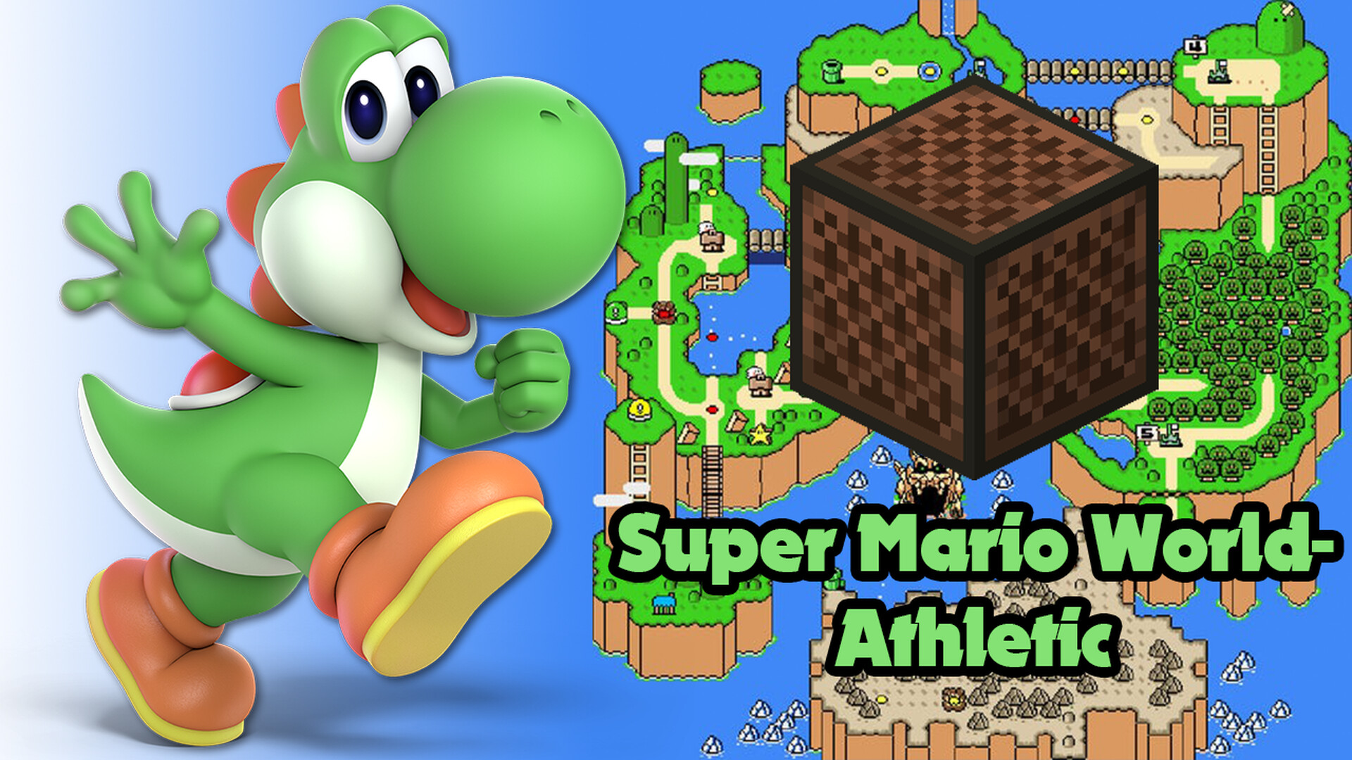 Super Mario World- Athletic (SNES) (Minecraft Cover) Minecraft Map