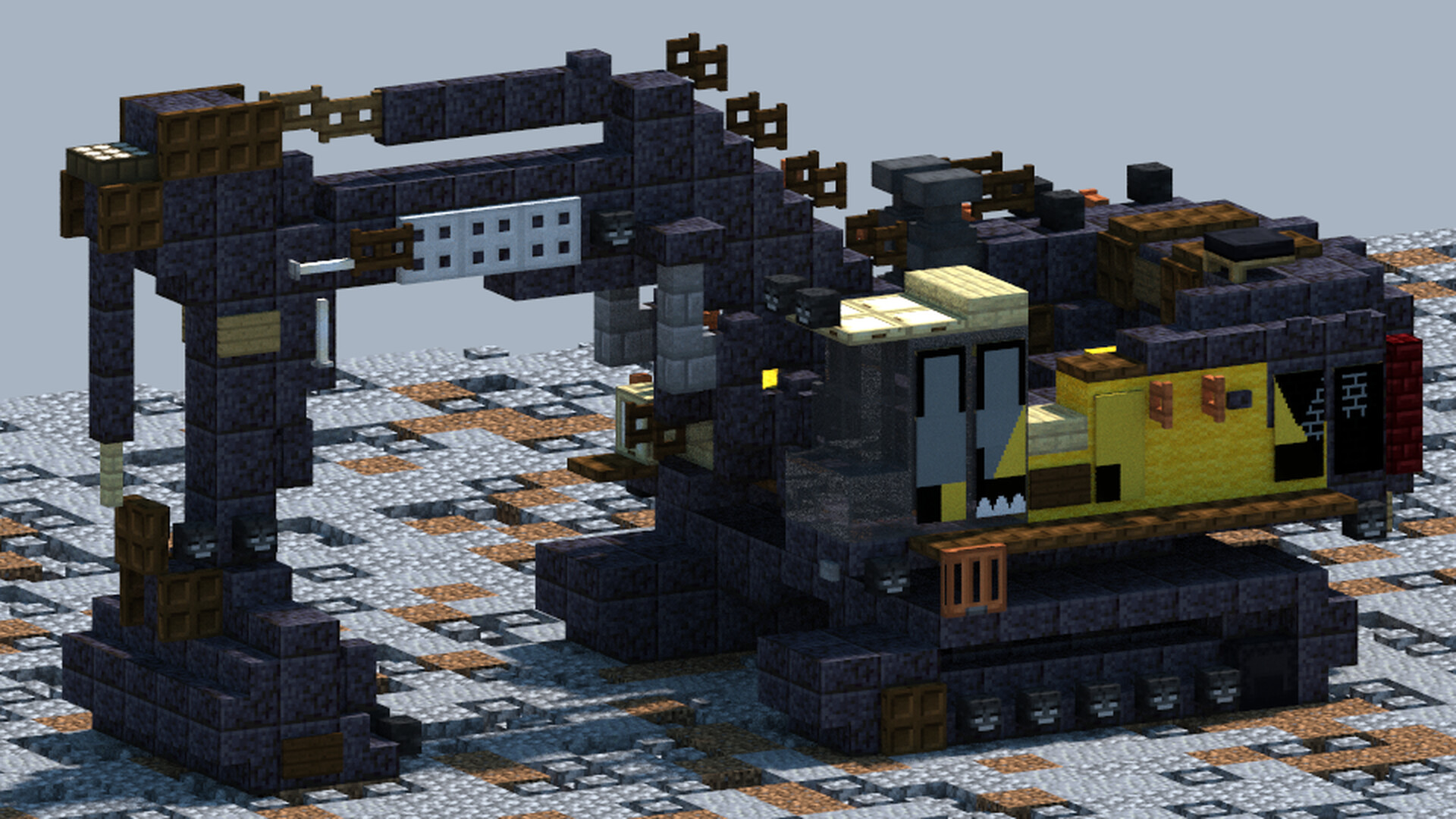 Volvo EC950F Excavator [With Download] Minecraft Map