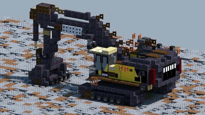 Volvo EC950F Excavator [With Download] Minecraft Map