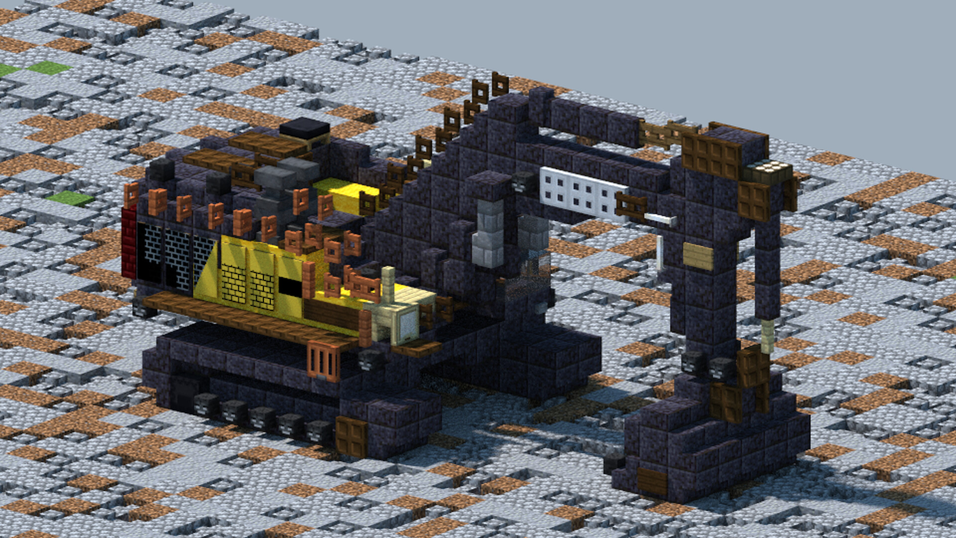 Volvo EC950F Excavator [With Download] Minecraft Map