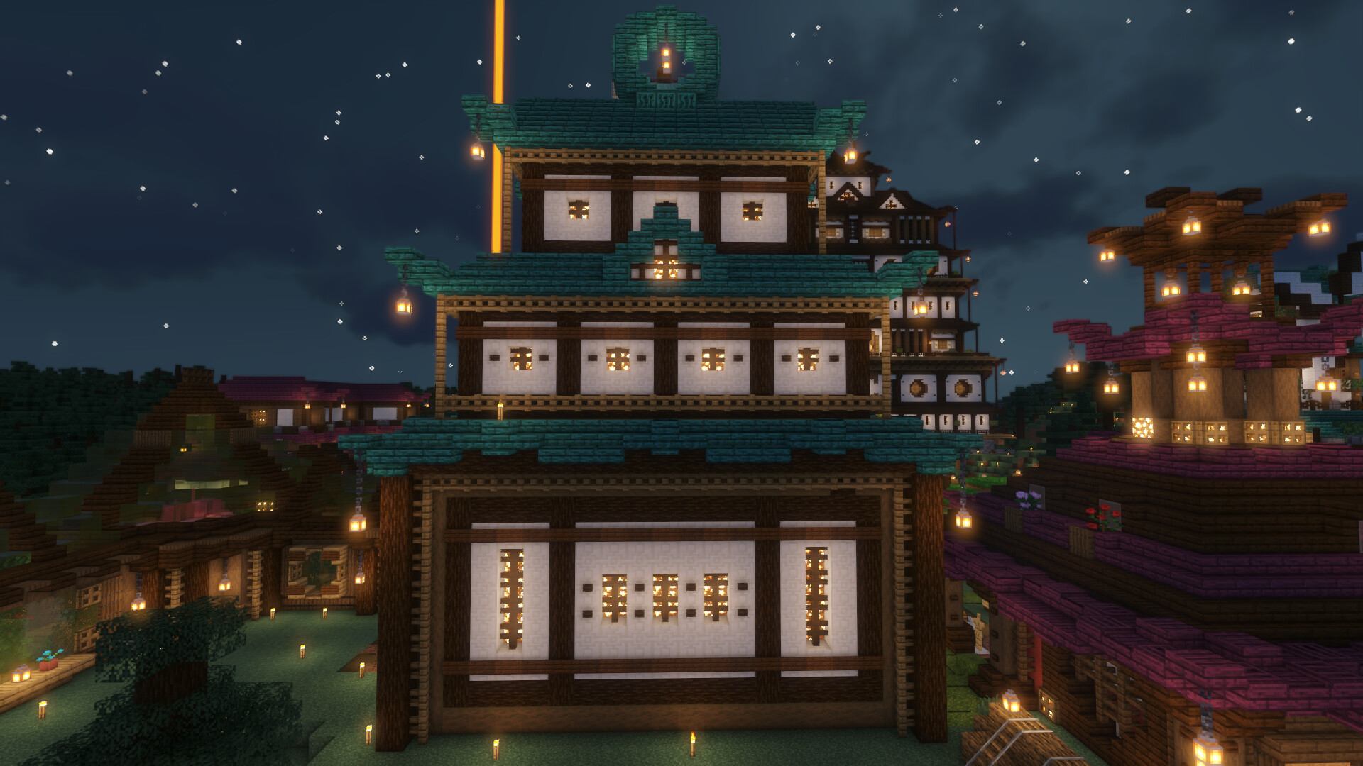Asian styled building Minecraft Map