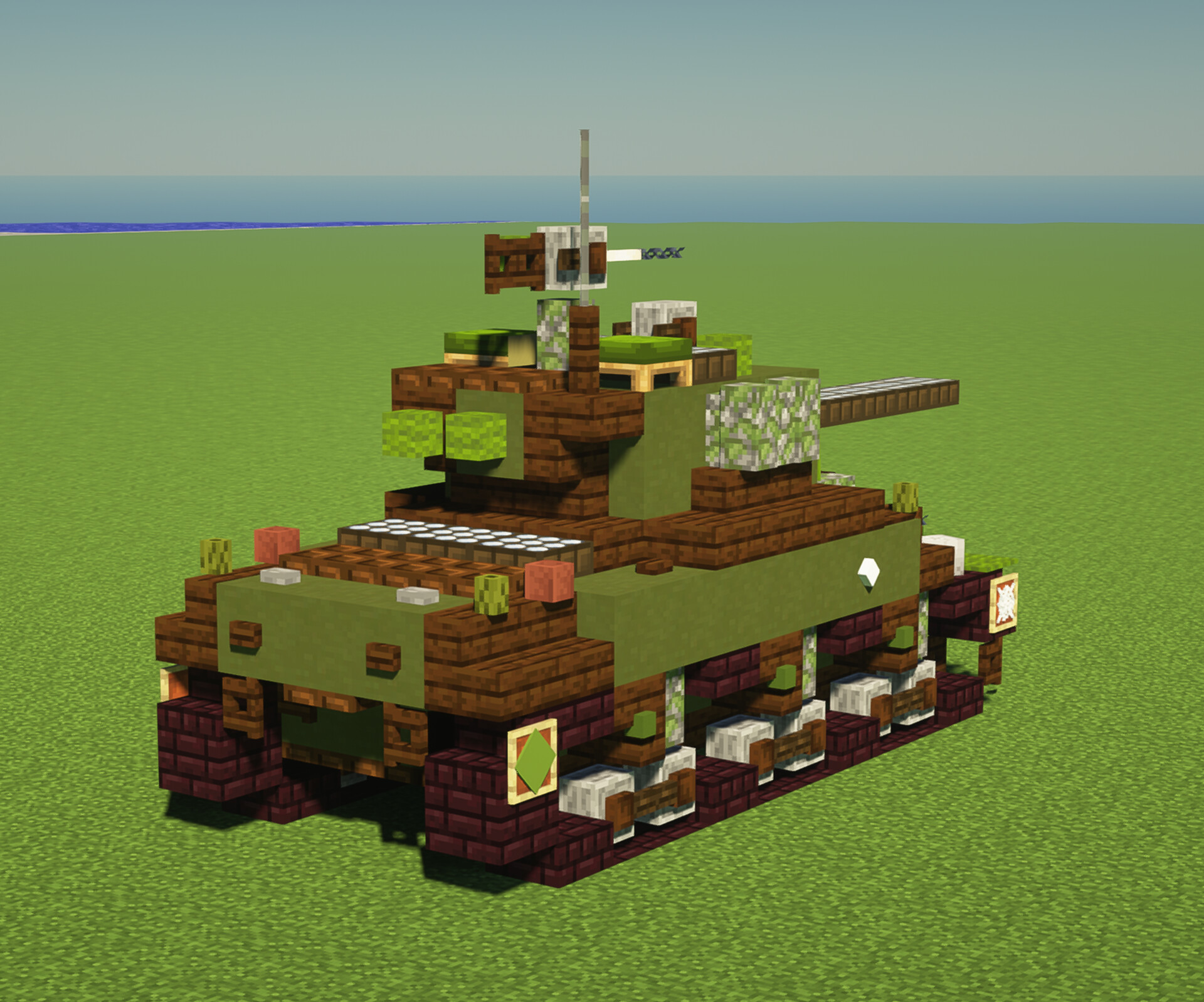 M4A1(76)w Sherman Tank Minecraft Map
