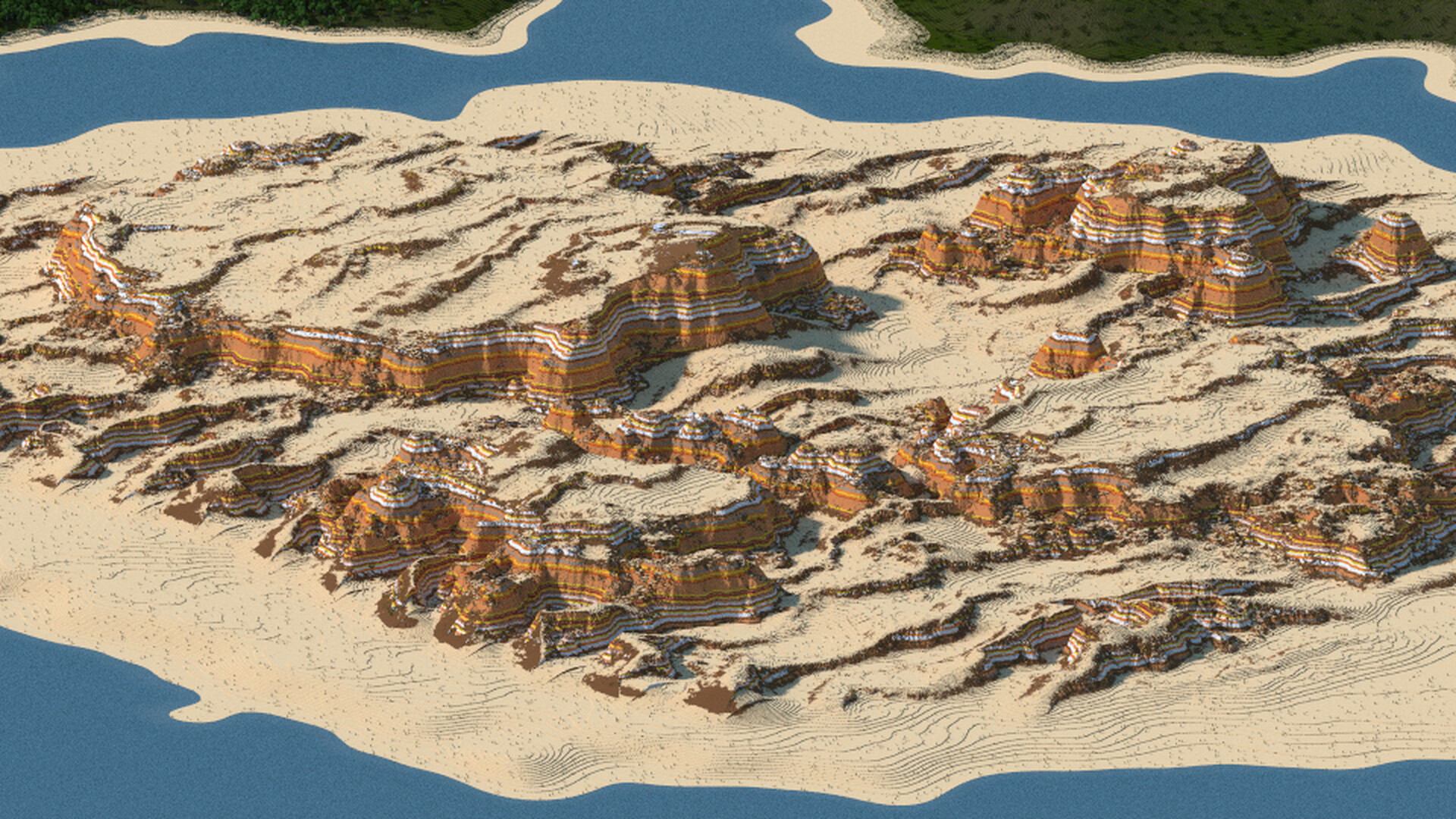 Alfheim: MultiBiome 8x8k Map Minecraft Map