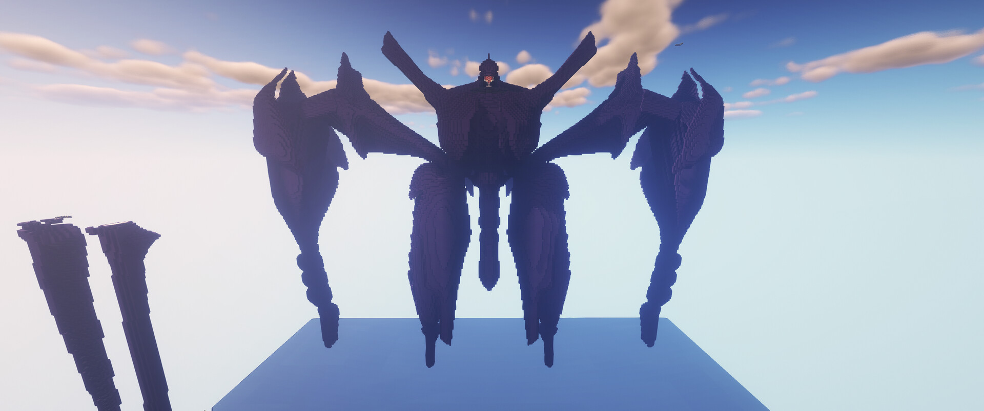 Bokurano's giant robot Minecraft Map