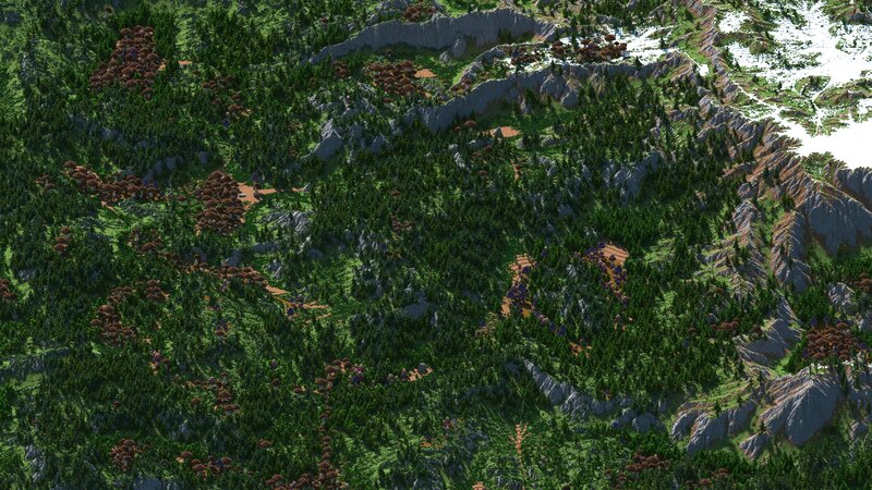 The world of forests and mushrooms - Free Map [Download] Minecraft Map