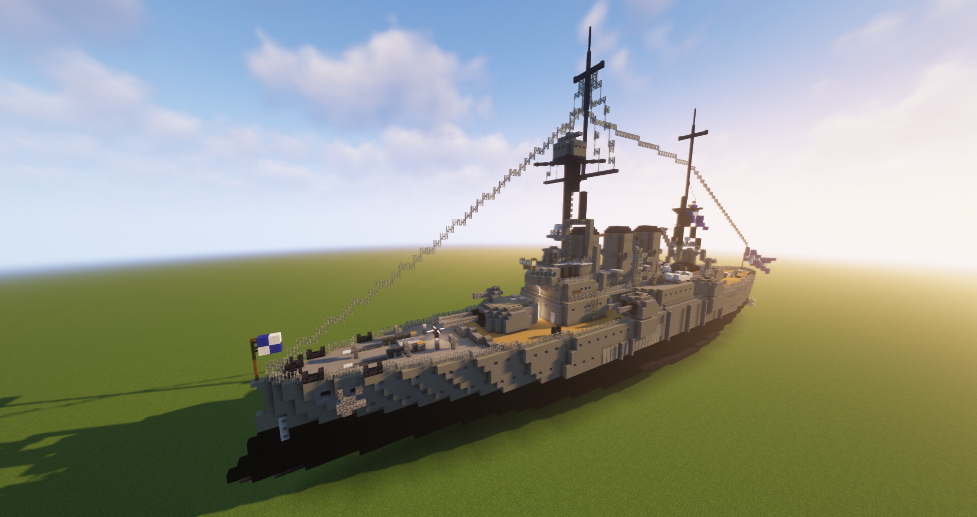 G.Averof Armored Cruiser (SCHEMATIC) Minecraft Map