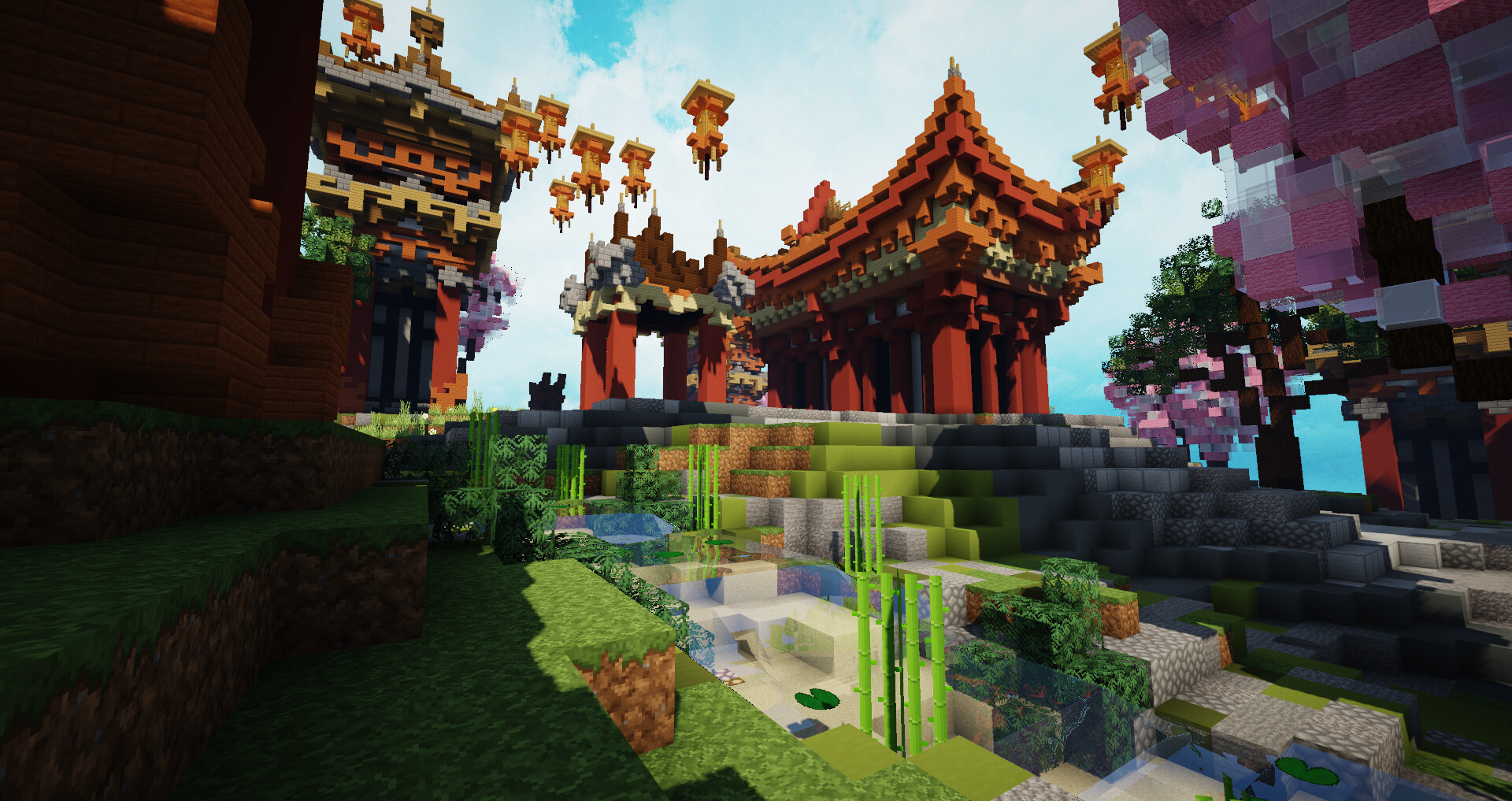 KitMap Spawn - Oriental Theme Minecraft Map