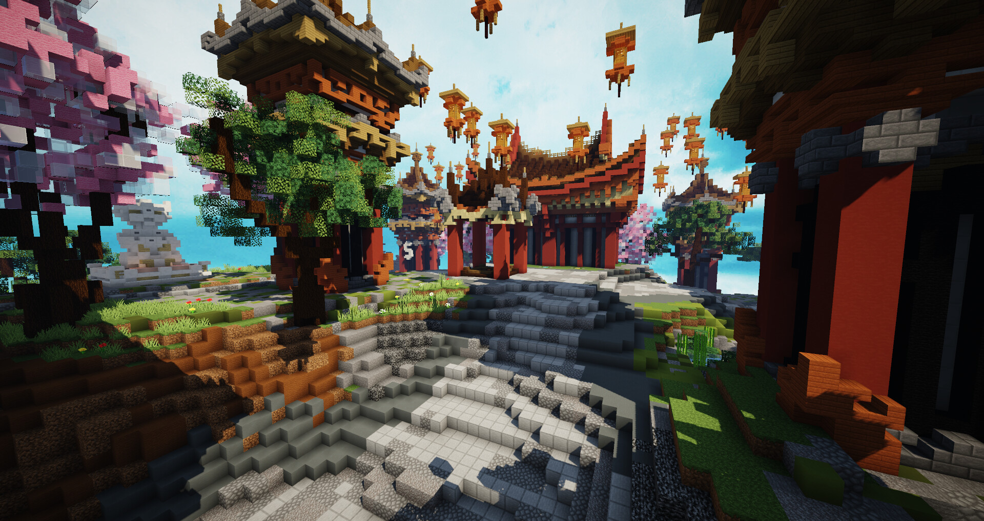 KitMap Spawn - Oriental Theme Minecraft Map