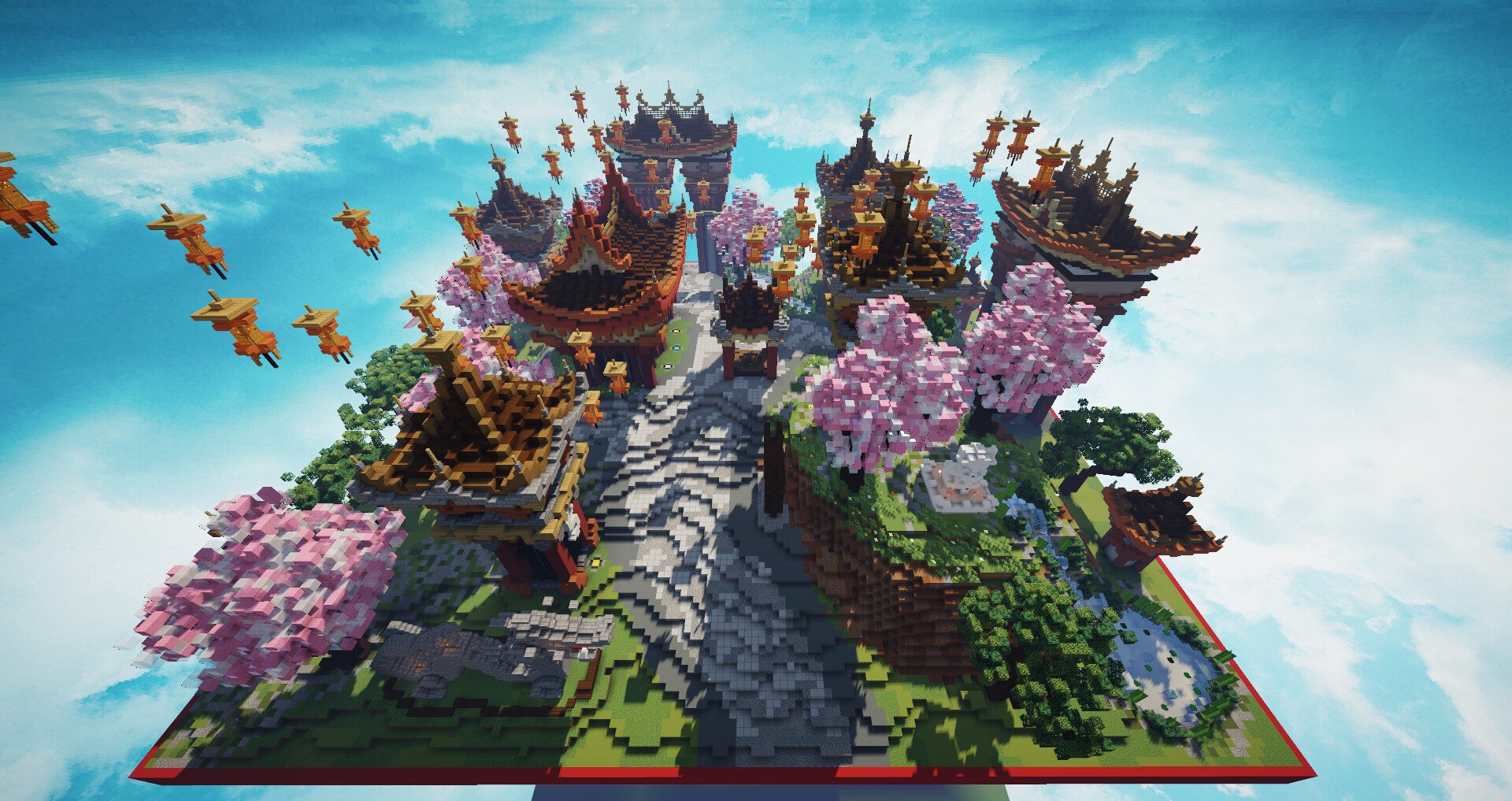KitMap Spawn - Oriental Theme Minecraft Map