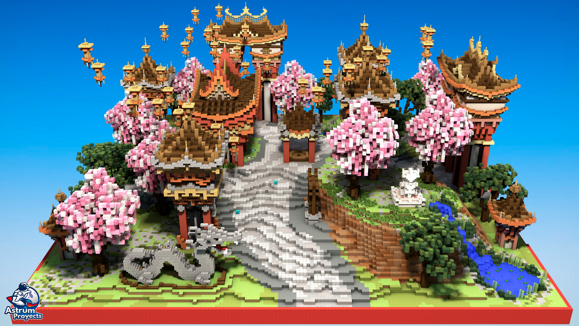 KitMap Spawn - Oriental Theme Minecraft Map