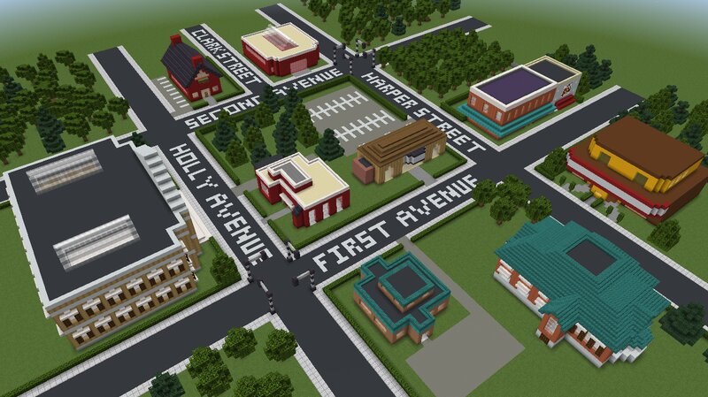 A Little Neighborhood Minecraft Map