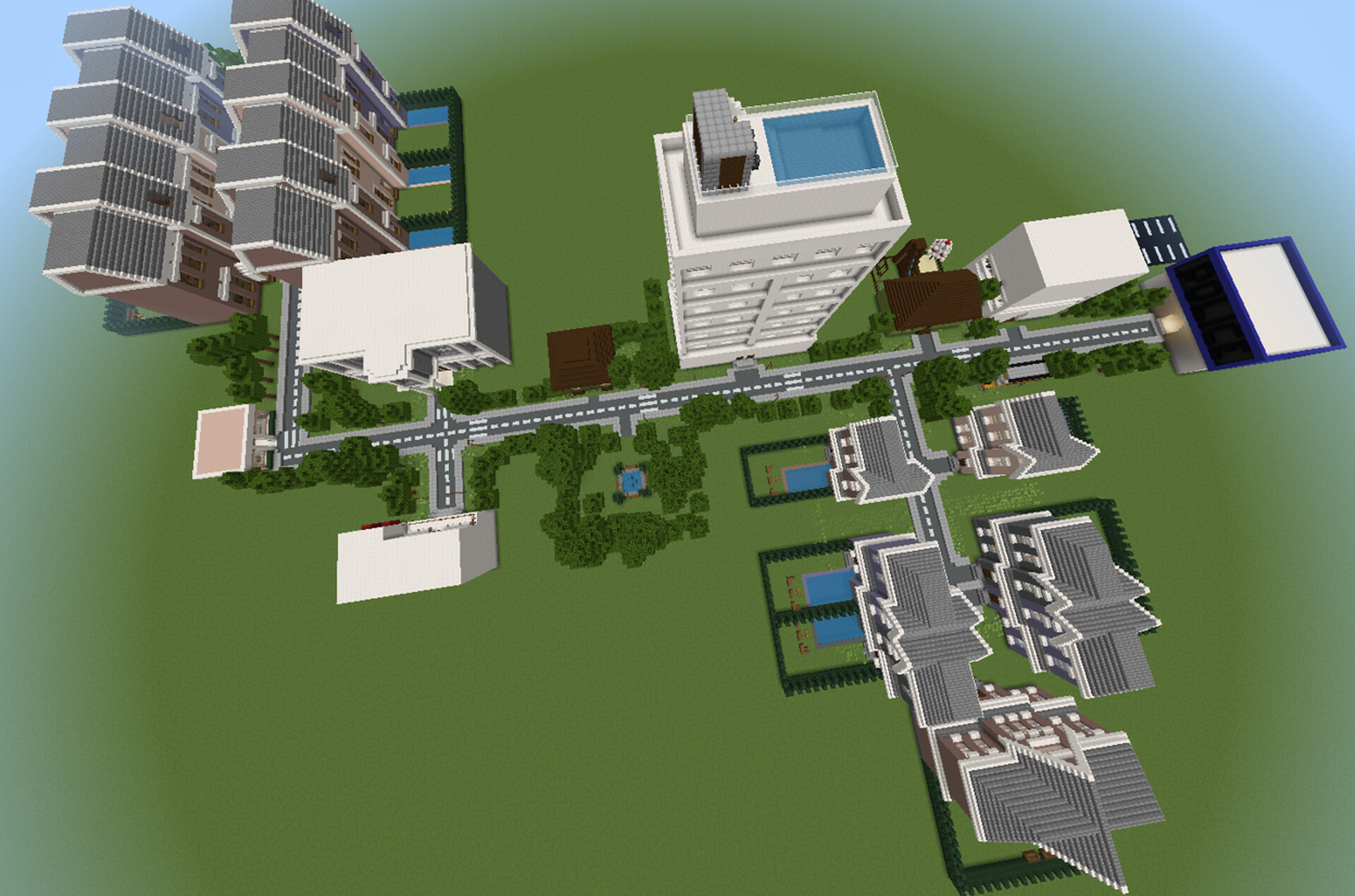 small town map! Minecraft Map