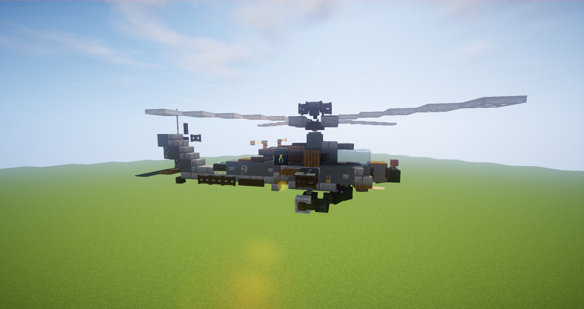 AH-64 Apache Minecraft Map