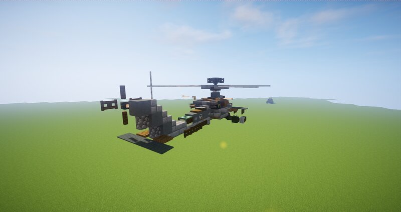 AH-64 Apache Minecraft Map