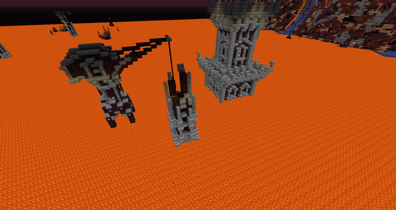 Custom Nether Biome Terrain Generation Minecraft Map