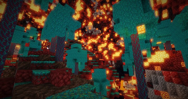 Custom Nether Biome Terrain Generation Minecraft Map