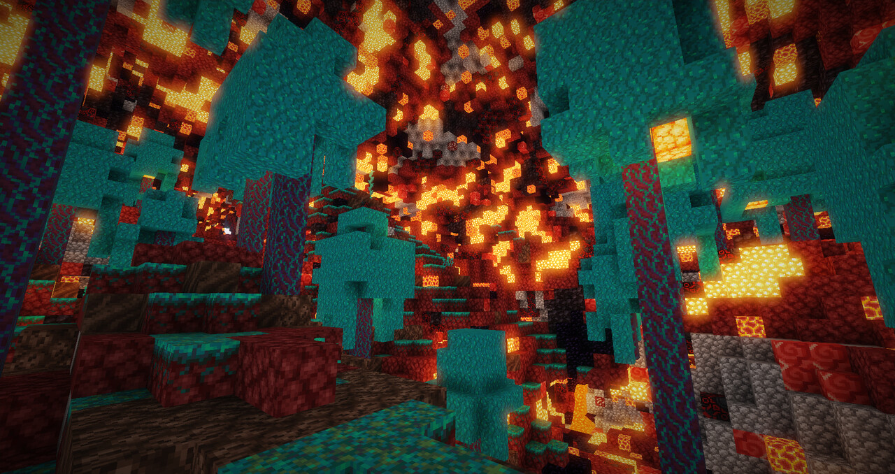 Custom Nether Biome Terrain Generation Minecraft Map