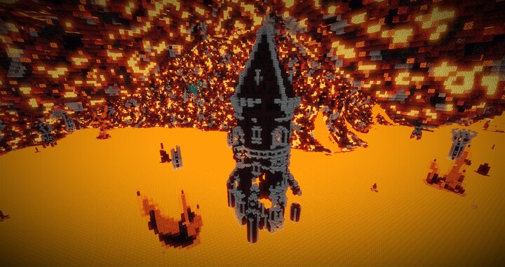 Custom Nether Biome Terrain Generation Minecraft Map