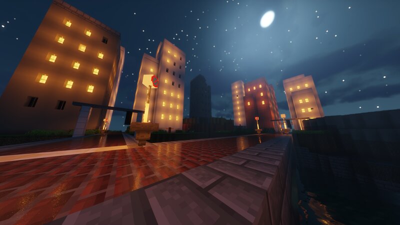 Contemporary City │ Large Hub/Lobby [Download] Minecraft Map