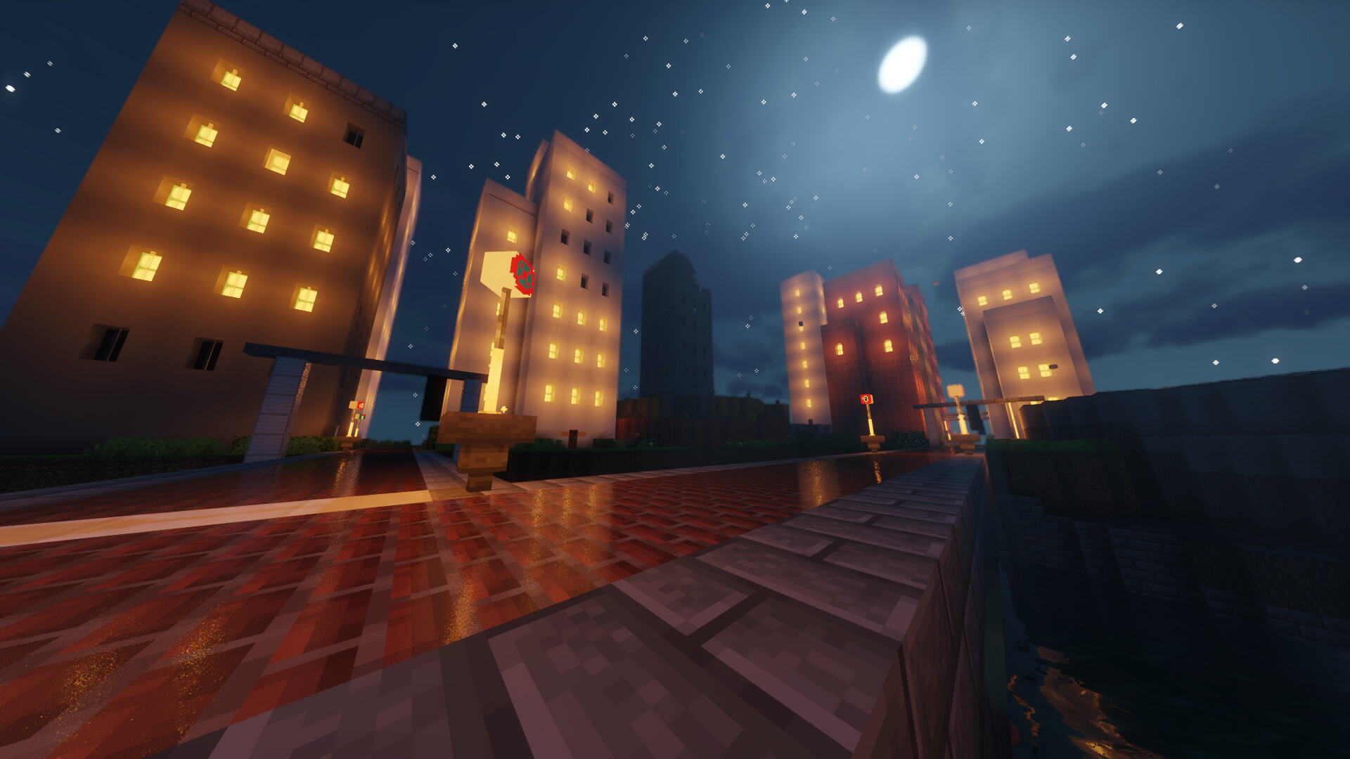 Contemporary City │ Large Hub/Lobby [Download] Minecraft Map