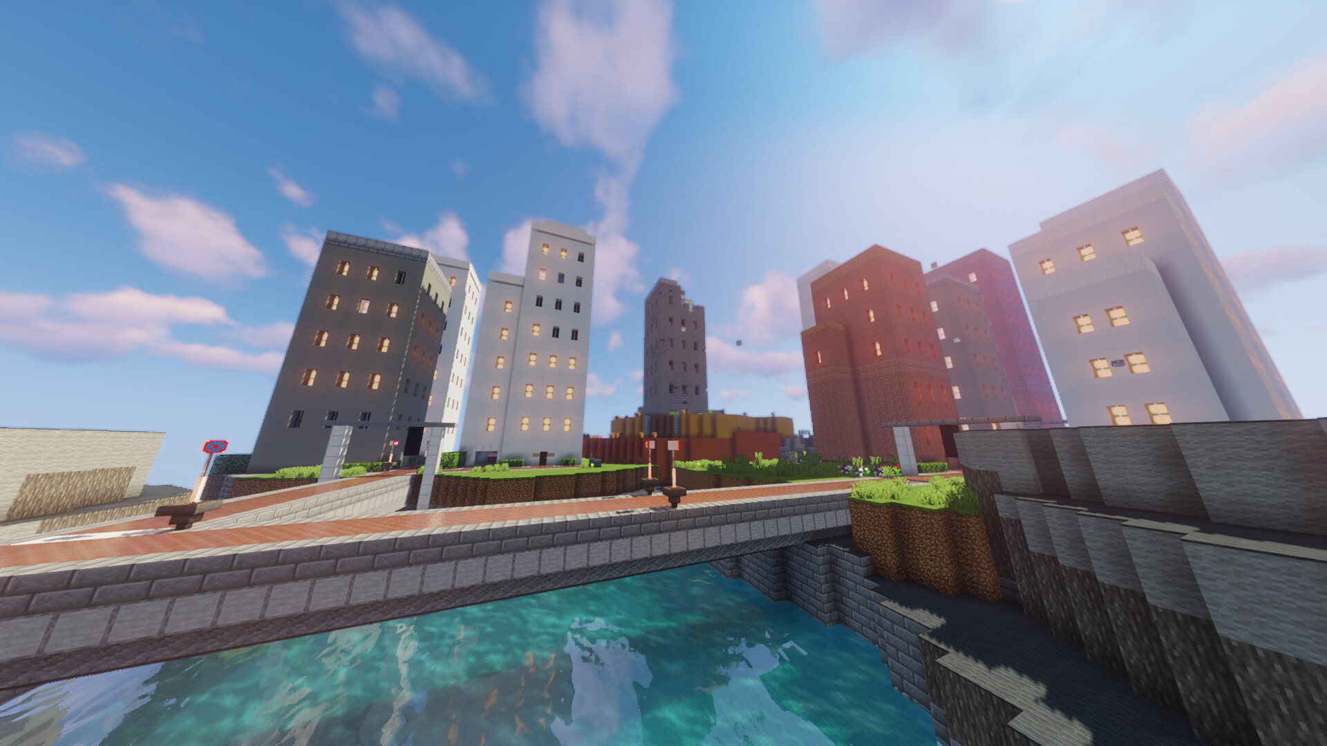 Contemporary City │ Large Hub/Lobby [Download] Minecraft Map