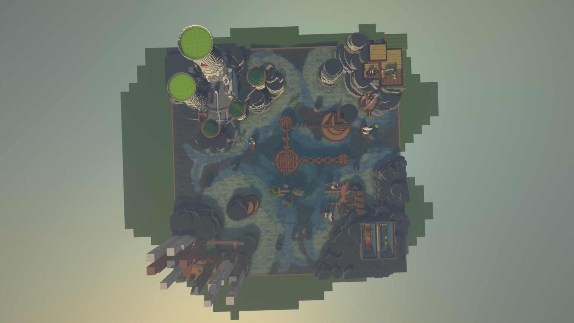 Contemporary City │ Large Hub/Lobby [Download] Minecraft Map