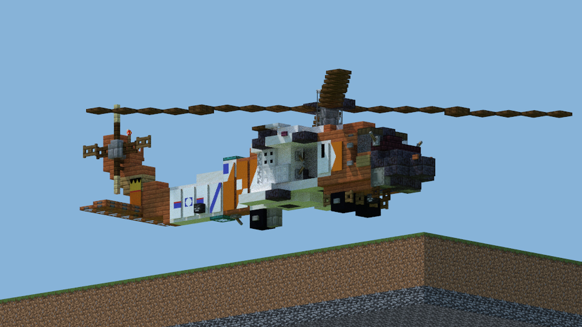 SIkorsky MH-60 Jayhawk, Helicopter [With Download] Minecraft Map