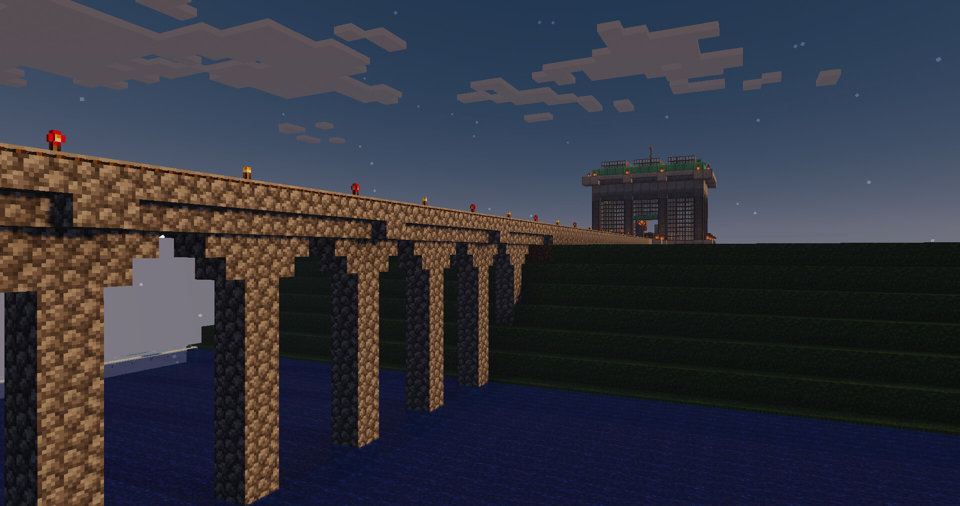 Automatic Train Station Minecraft Map