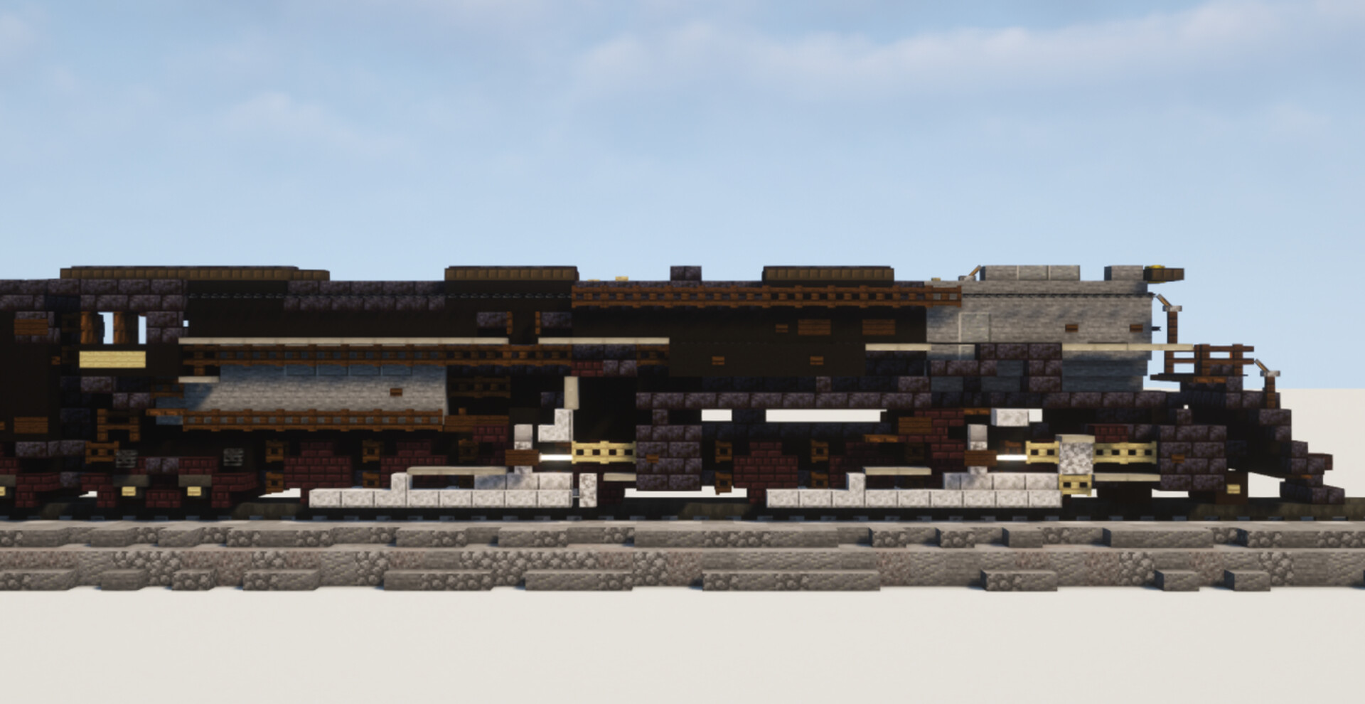 1.5:1 Scale Union Pacific Big Boy #4014 Steam Locomotive Minecraft Map