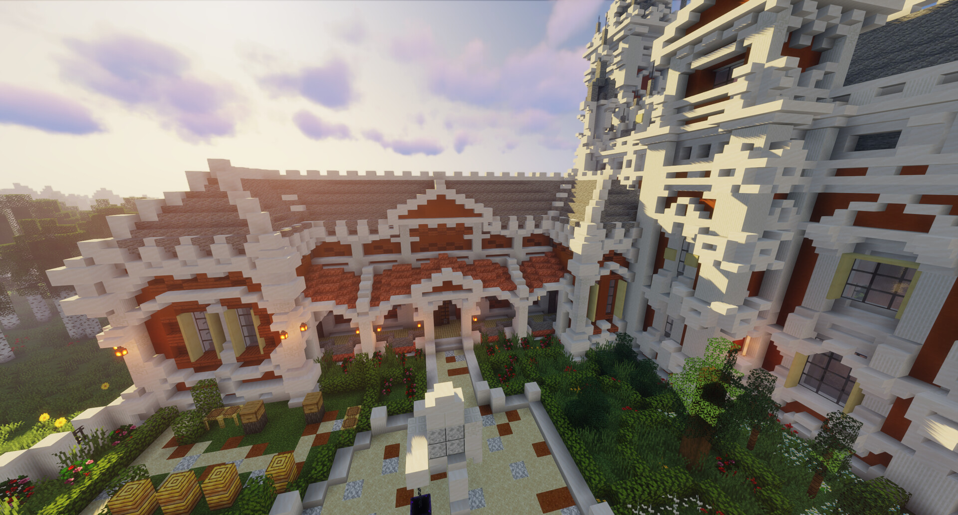 Fantasy Victorian Palace | Builder's Forge Minecraft Map