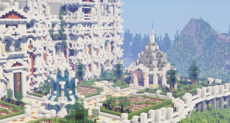 Fantasy Victorian Palace | Builder's Forge Minecraft Map