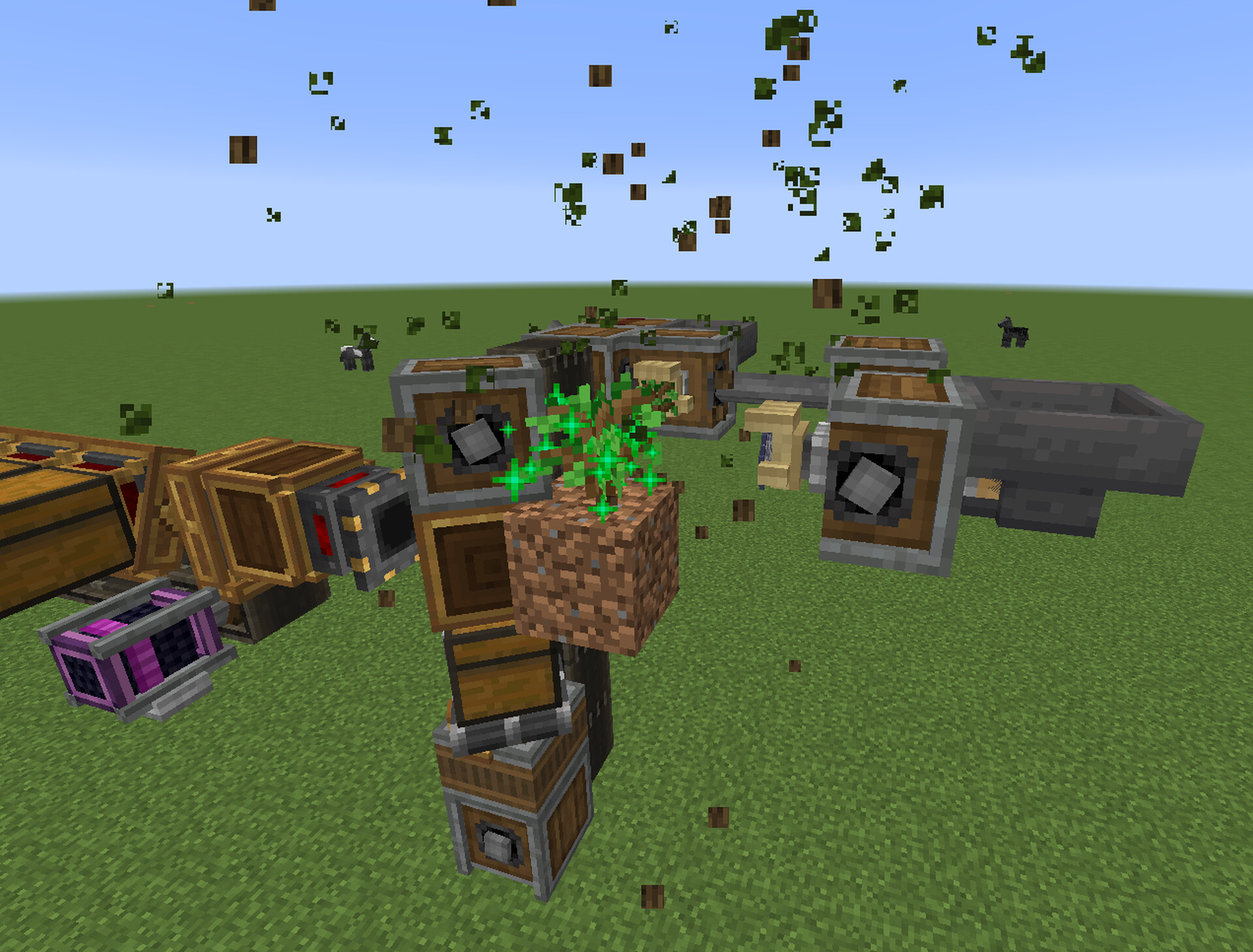 Create - Automatic Tree Farm (Single Sapling) Minecraft Map