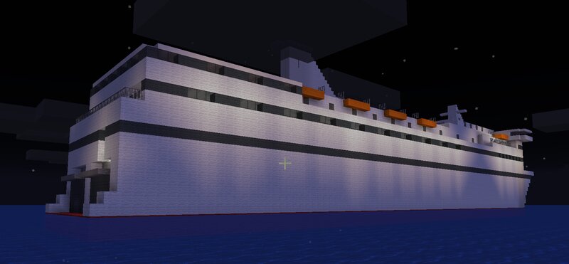 Rebuilded cargo vessel into compact modern ferry Minecraft Map