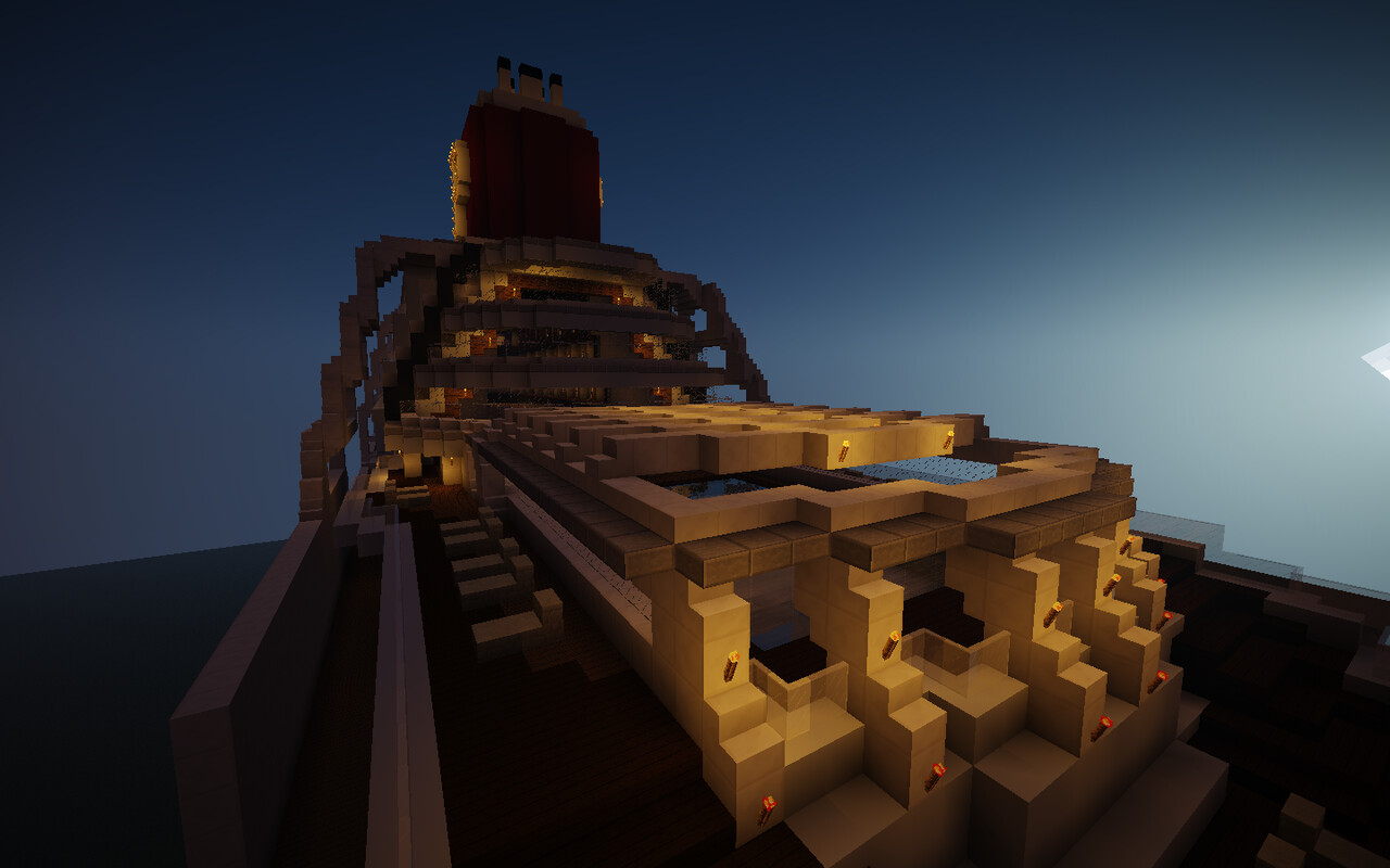 SS Poseidon from Poseidon (2006) Minecraft Map