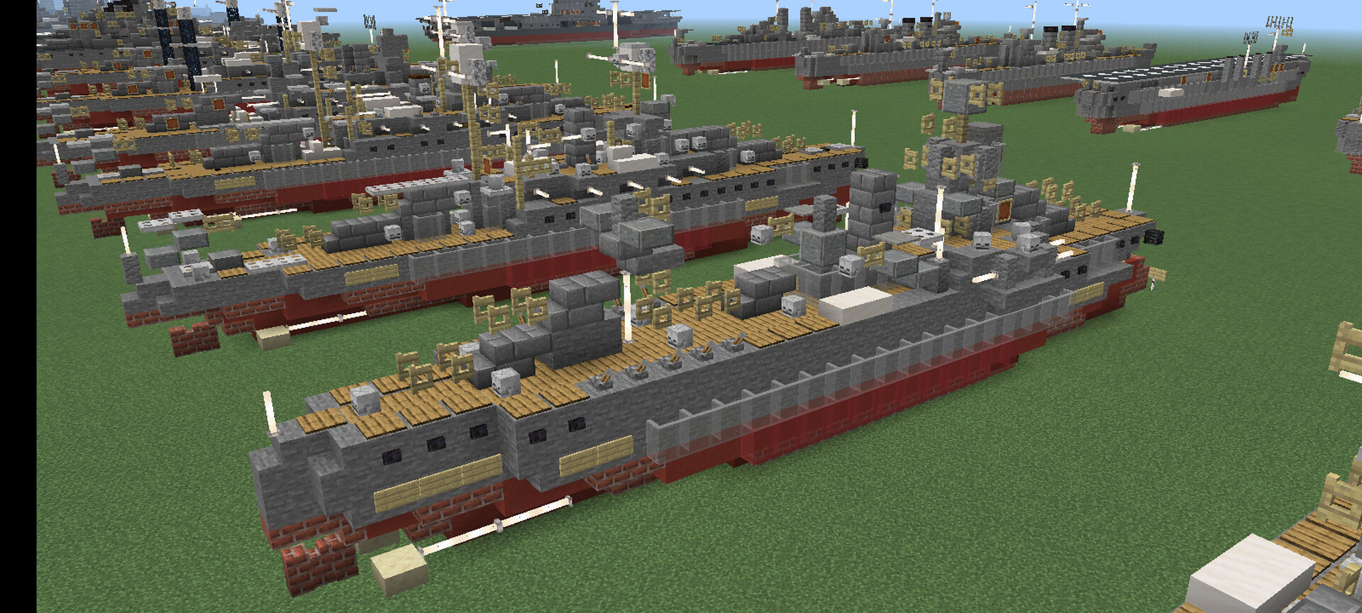1:5 USS Texas BB-35 | New York class battlship Minecraft Map