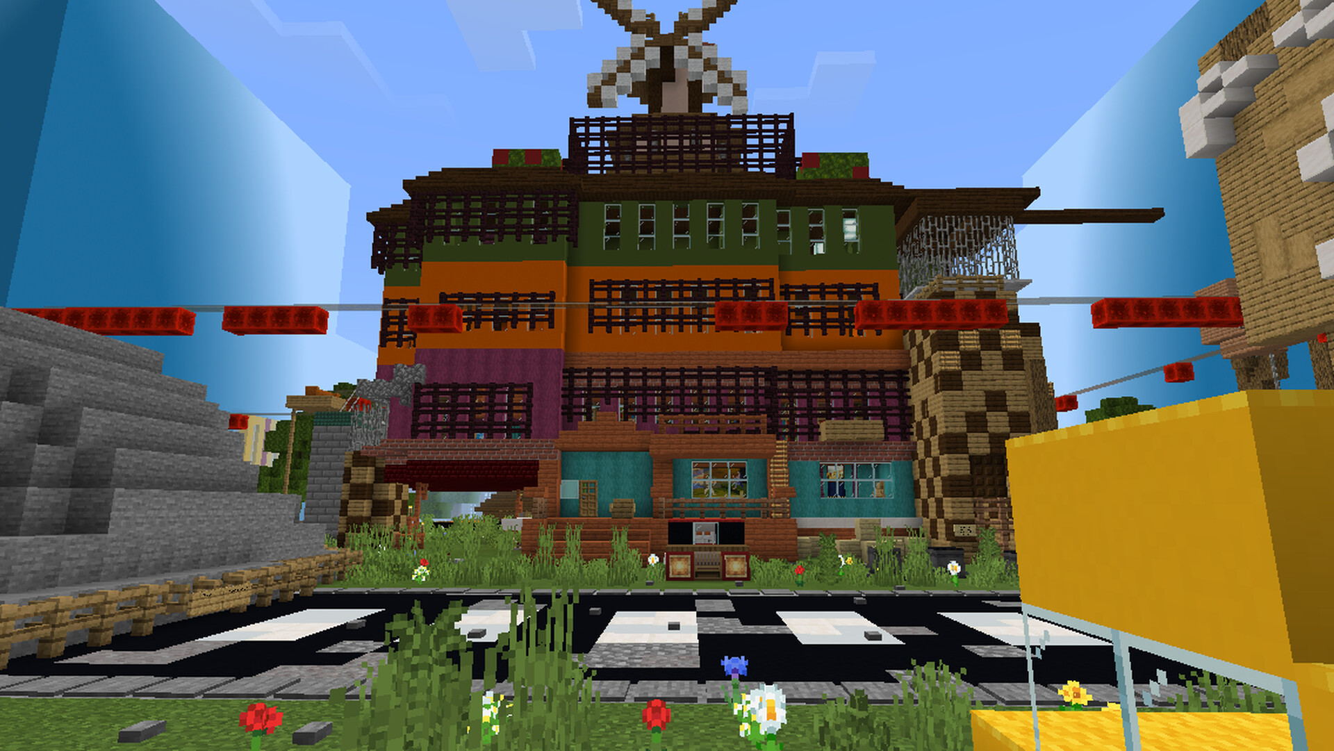 Hello neighbor MC Version 5.5 Beta Minecraft Map