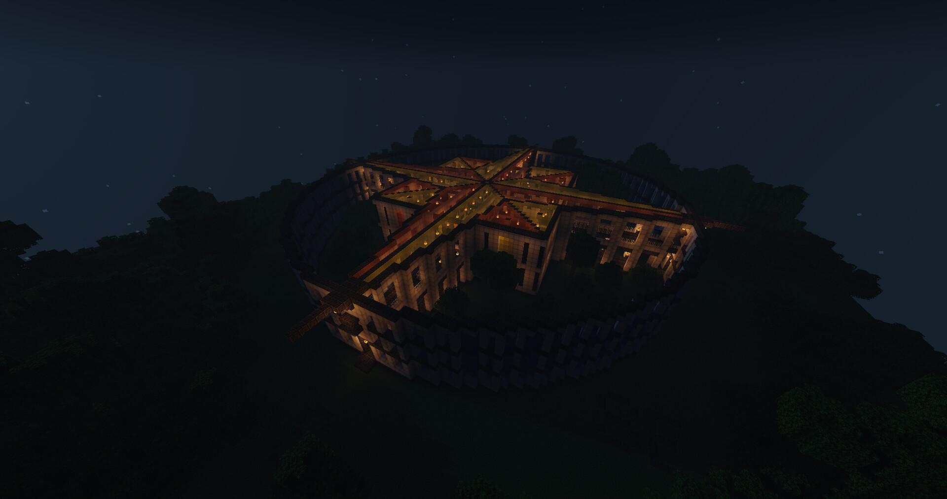 Compass Rose Lobby Minecraft Map