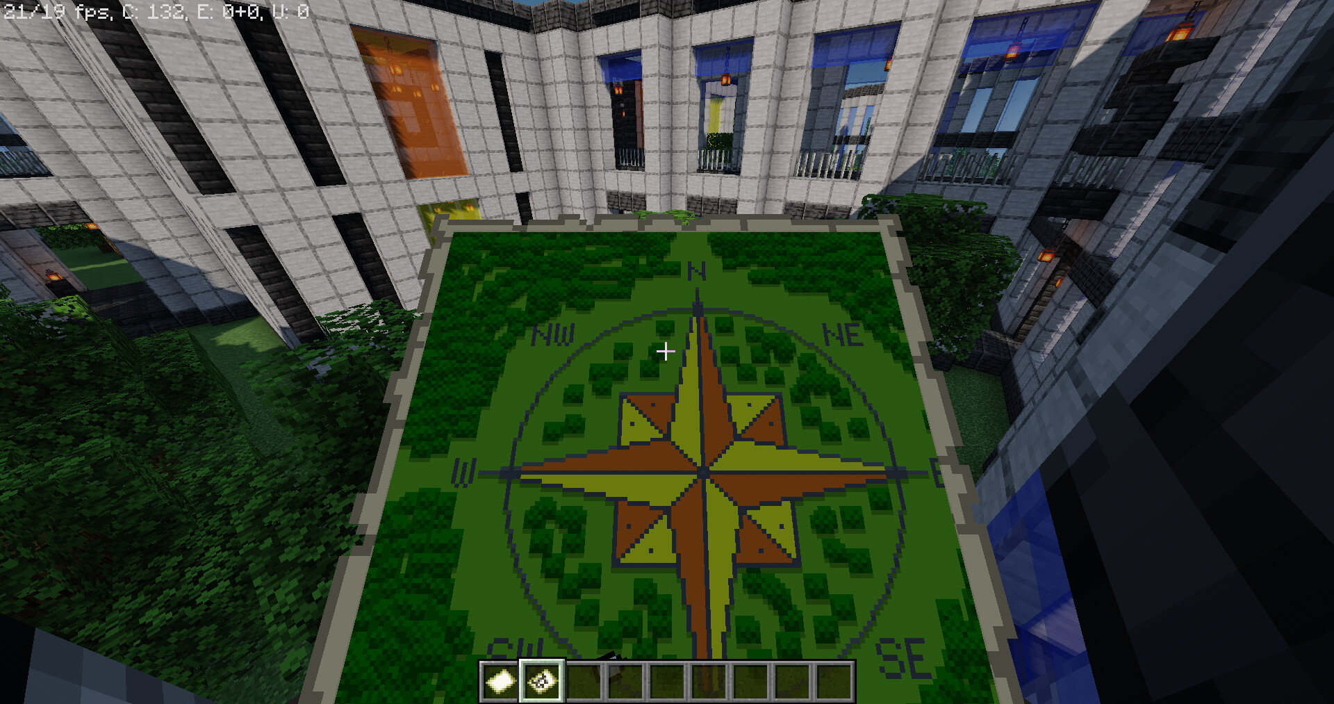 Compass Rose Lobby Minecraft Map