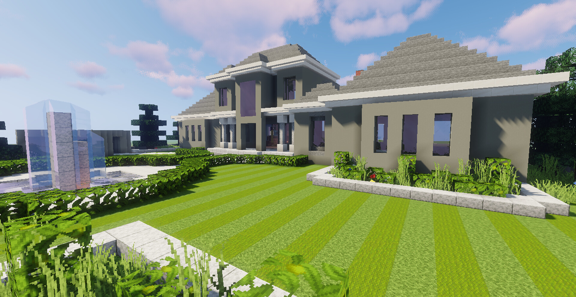 Mansion #1 Map + Schematics Minecraft Map
