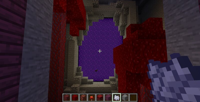 Portal in stone Minecraft Map