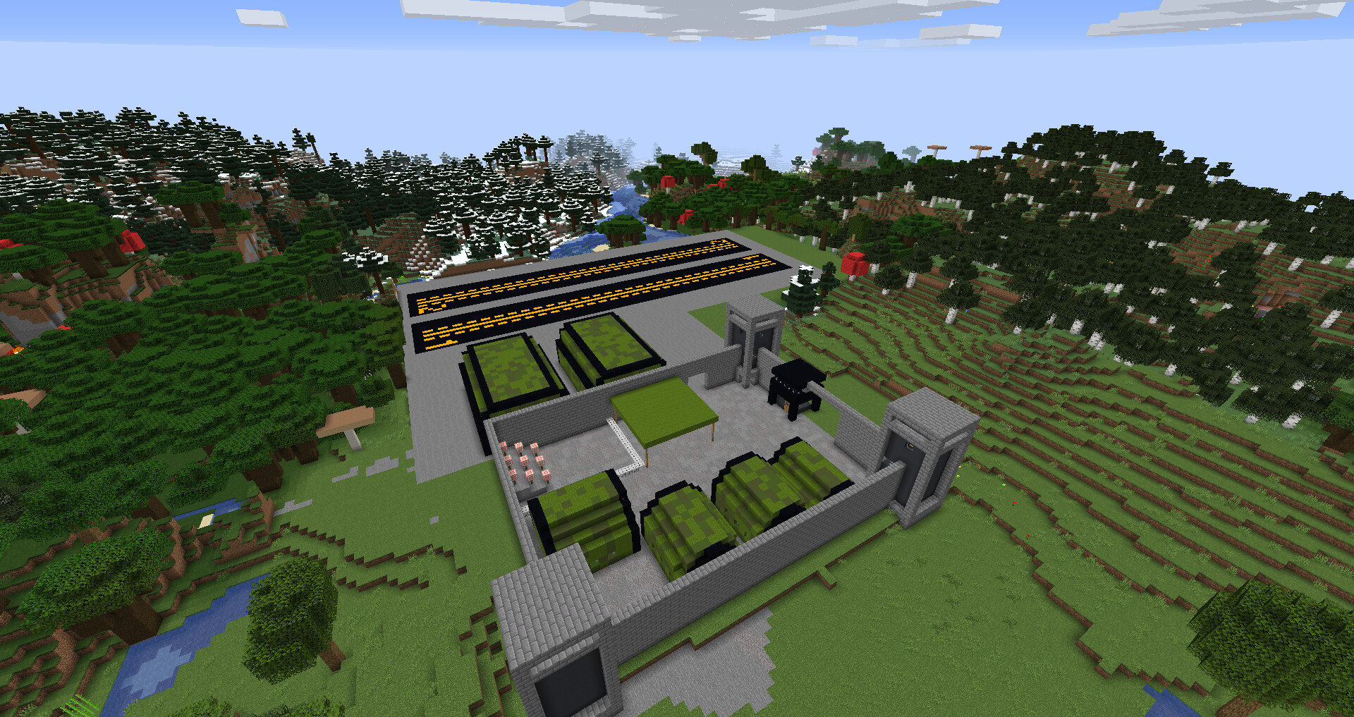 military base Minecraft Map