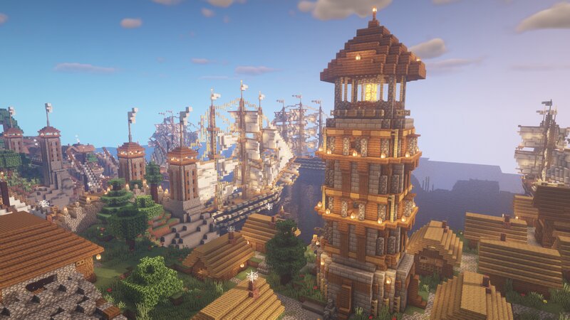 Medieval Lighthouse Minecraft Map