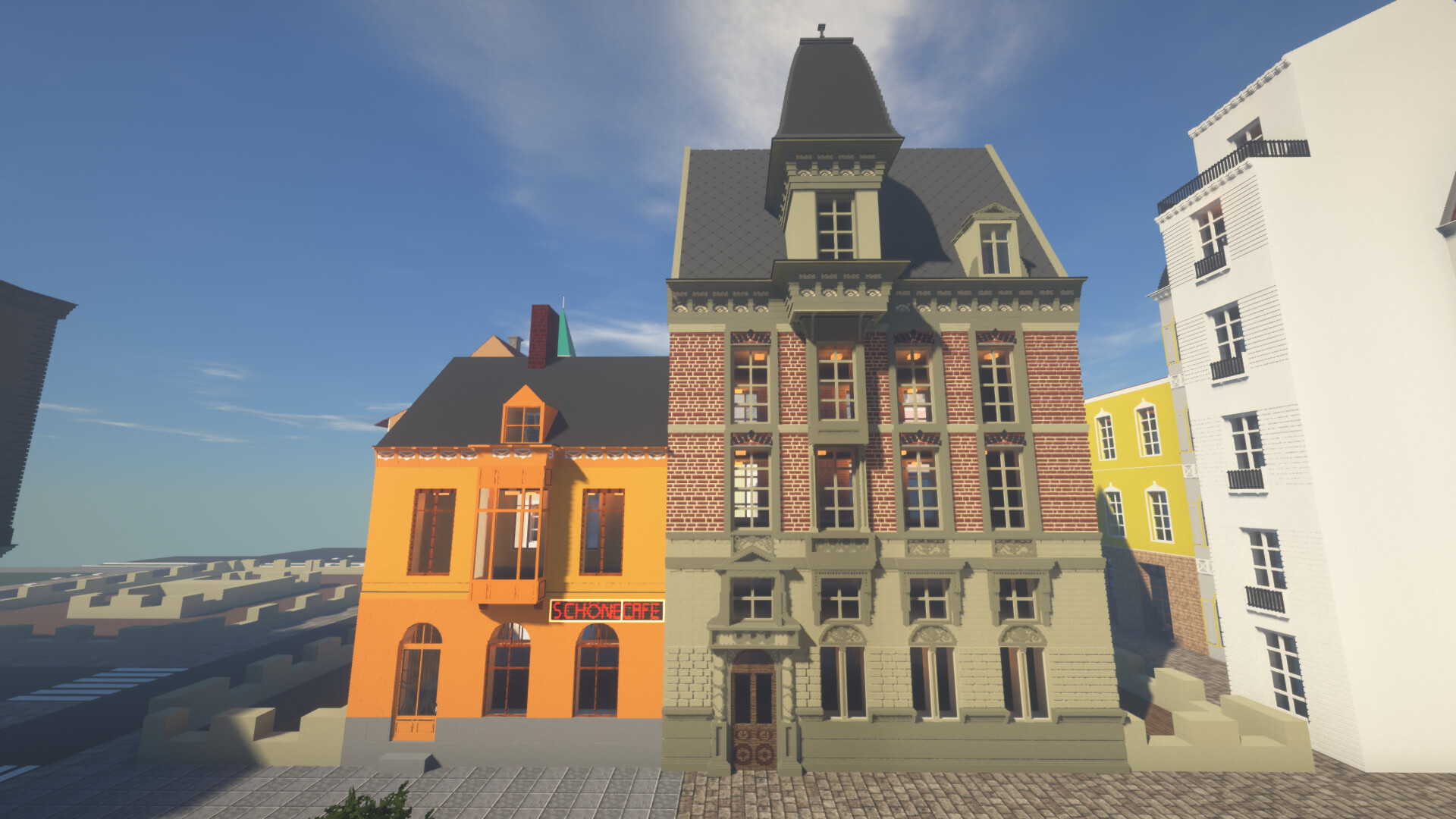 Download the Little tiles&Chisels and bits City! Minecraft Map