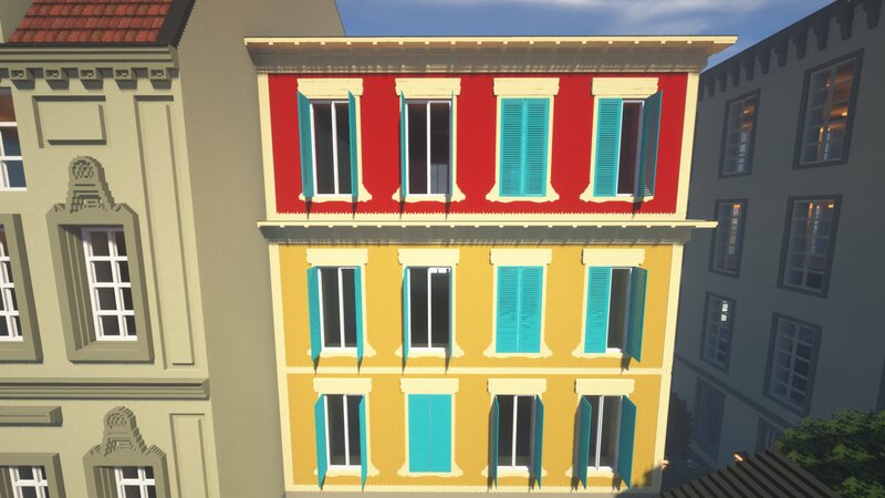 Download the Little tiles&Chisels and bits City! Minecraft Map