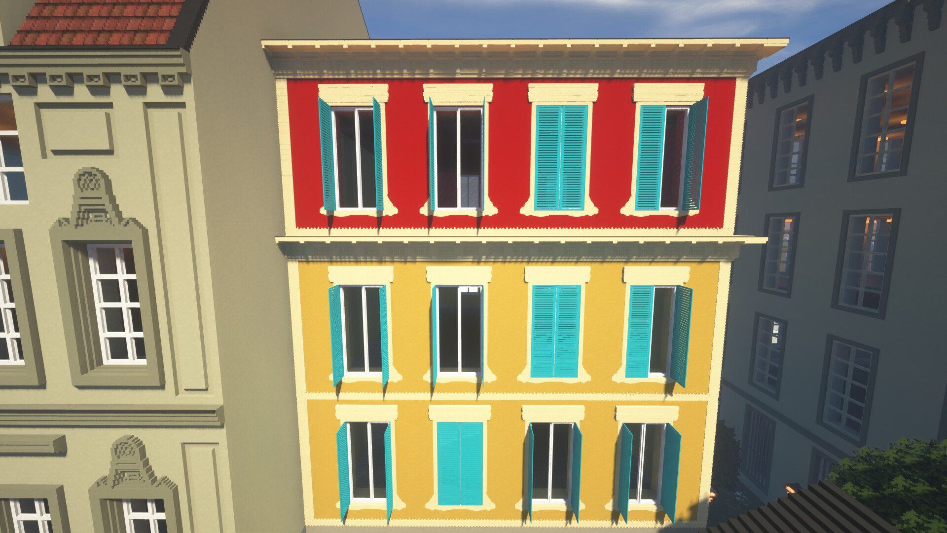 Download the Little tiles&Chisels and bits City! Minecraft Map