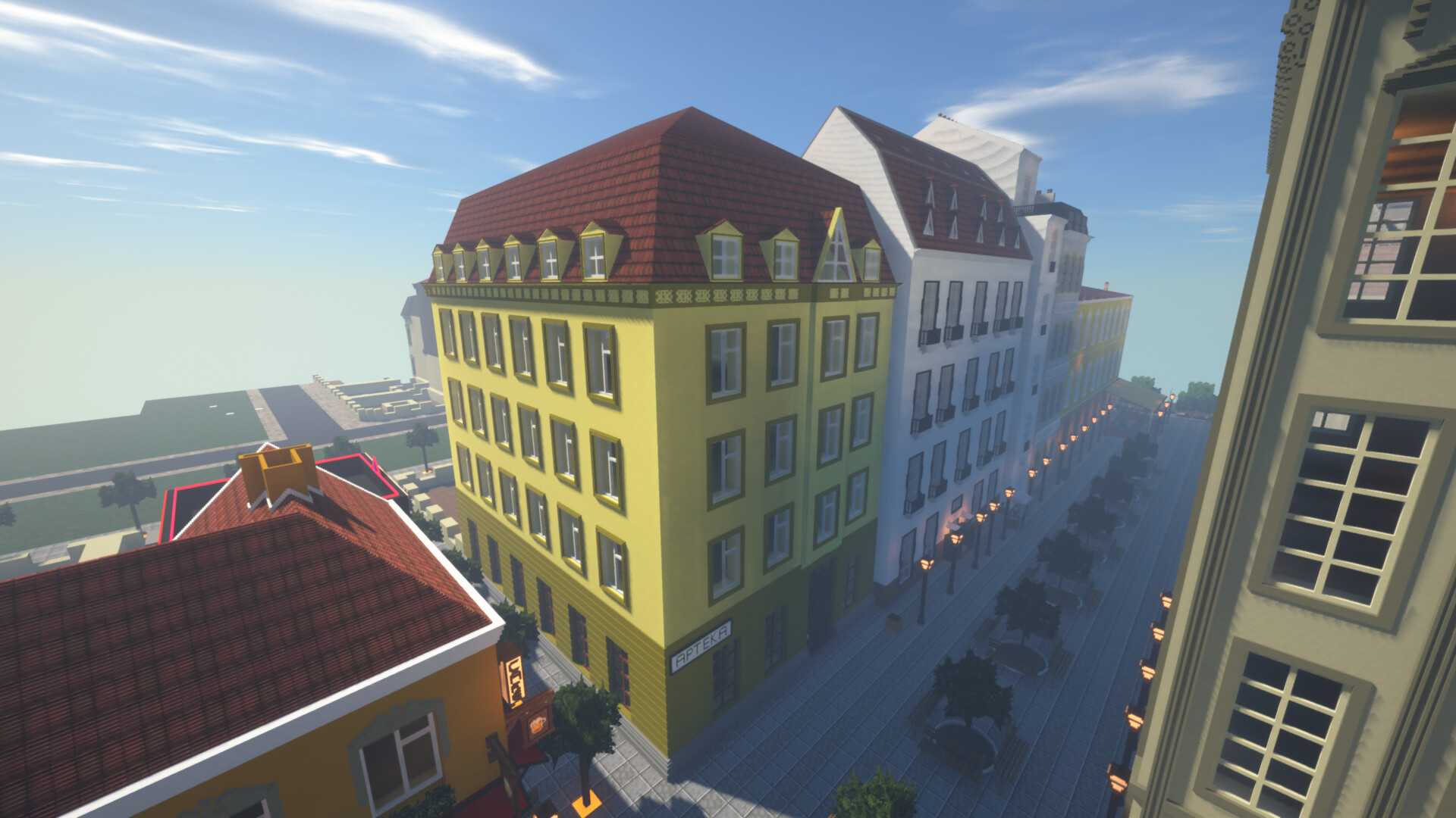 Download the Little tiles&Chisels and bits City! Minecraft Map