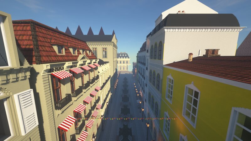 Download the Little tiles&Chisels and bits City! Minecraft Map