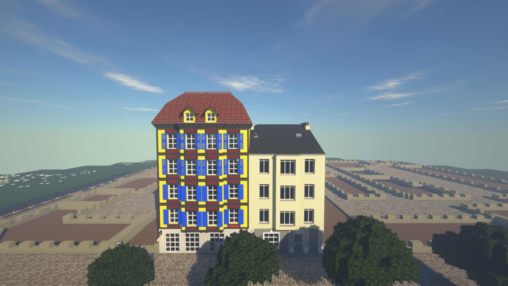 Download the Little tiles&Chisels and bits City! Minecraft Map