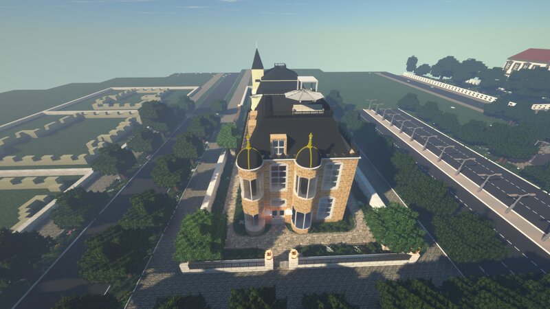 Download the Little tiles&Chisels and bits City! Minecraft Map